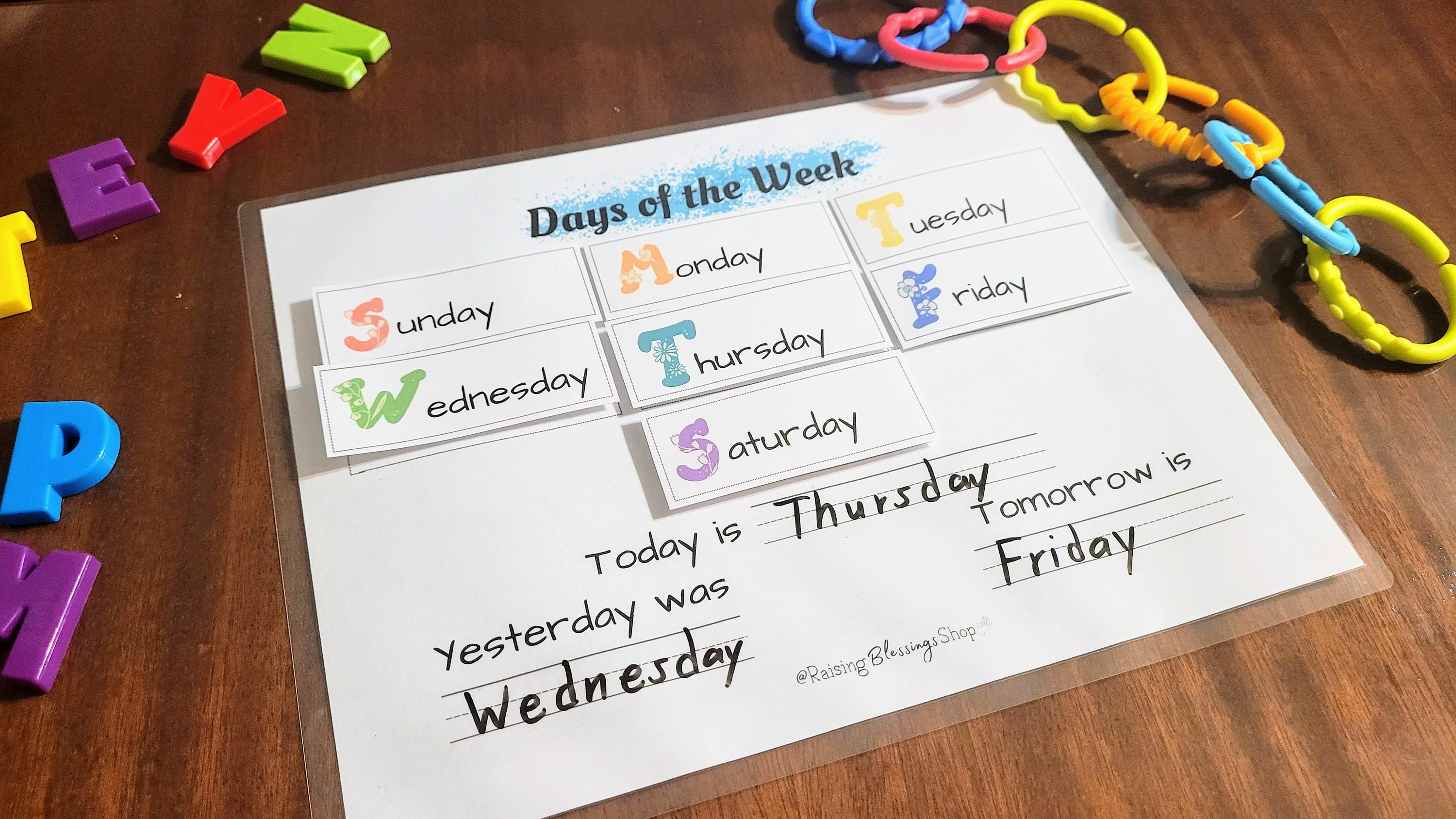 Months of the Year & Days of the Week BUNDLE Busy Book Busy Binder Page ...