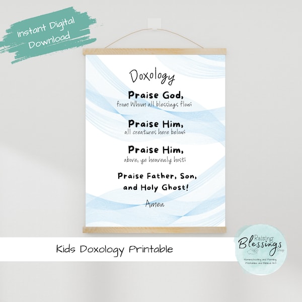 Doxology Print - Etsy