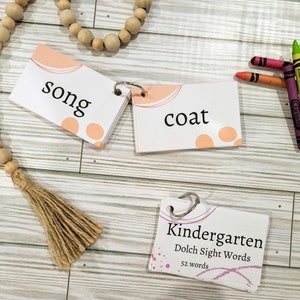 PRINTABLE Dolch Sight Word Flashcards Prek - 3rd Grade Lists and Nouns ...