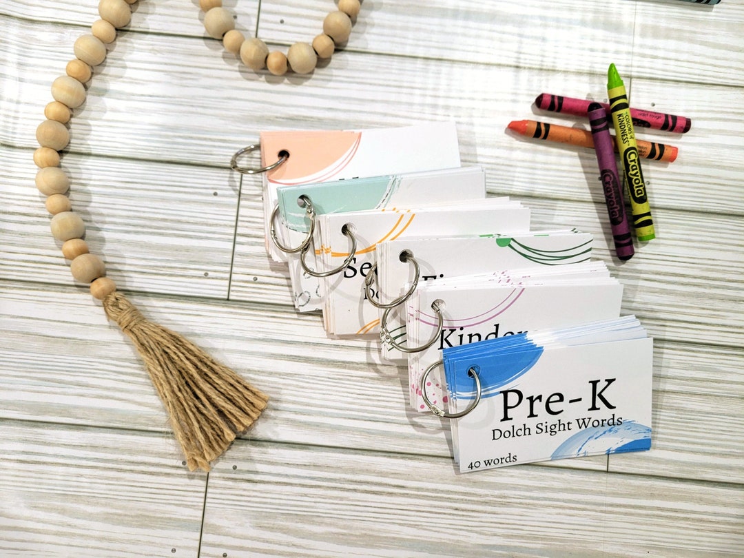 PRINTABLE Dolch Sight Word Flashcards Prek - 3rd Grade Lists and Nouns ...
