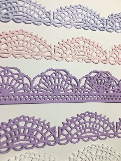 20 Die Cut Lace. Paper Lace Cuts, Die Cut Lace, Lace, Card Lace, Lace ...