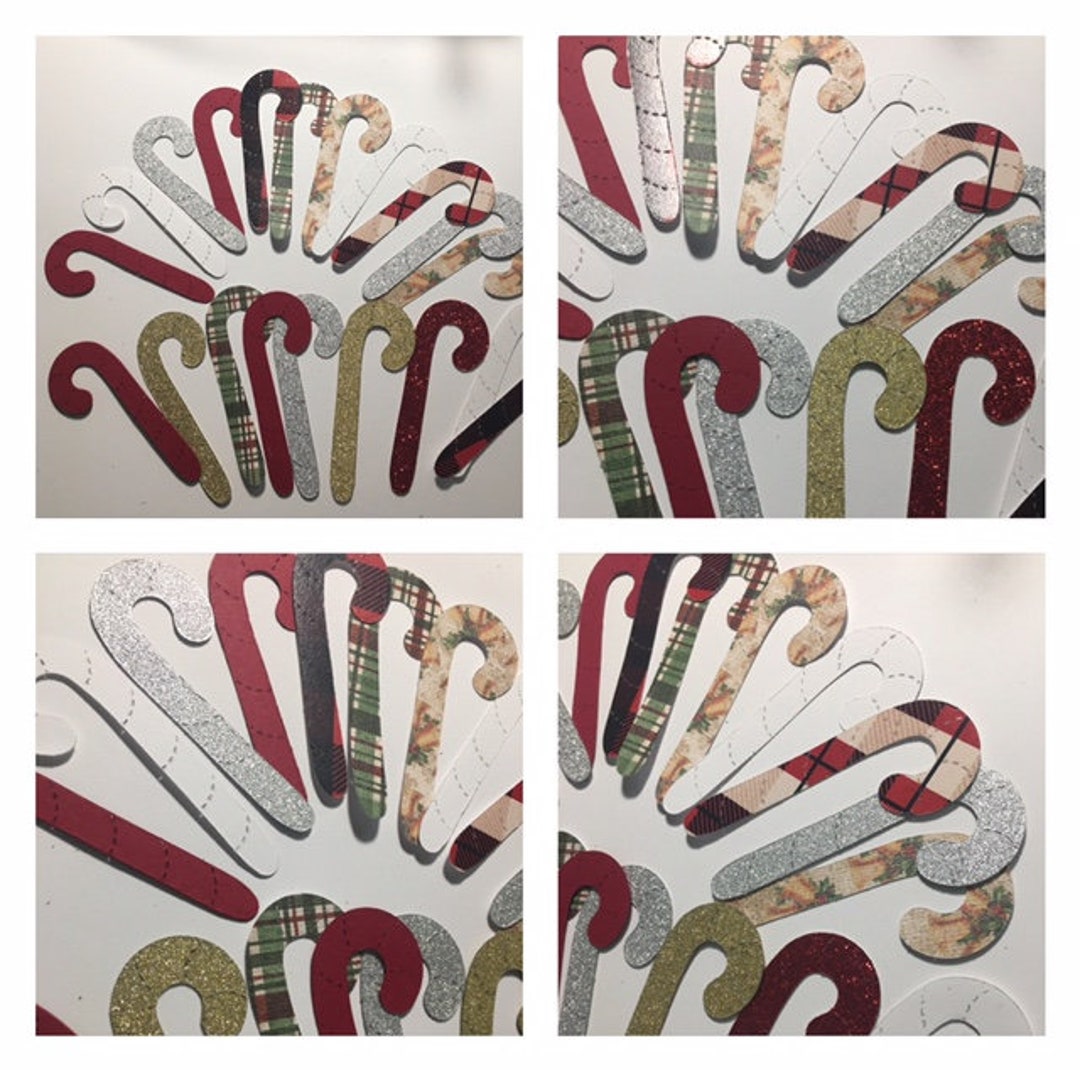 Candy Cane Die Cuts, Candy Canes, Christmas Candy Cane, Christmas Cards ...