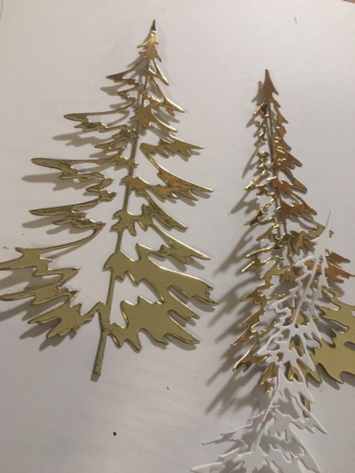 20 Woodland Trees Die Cuts, Forest Die Cuts, Forest Trees, Tree Die ...