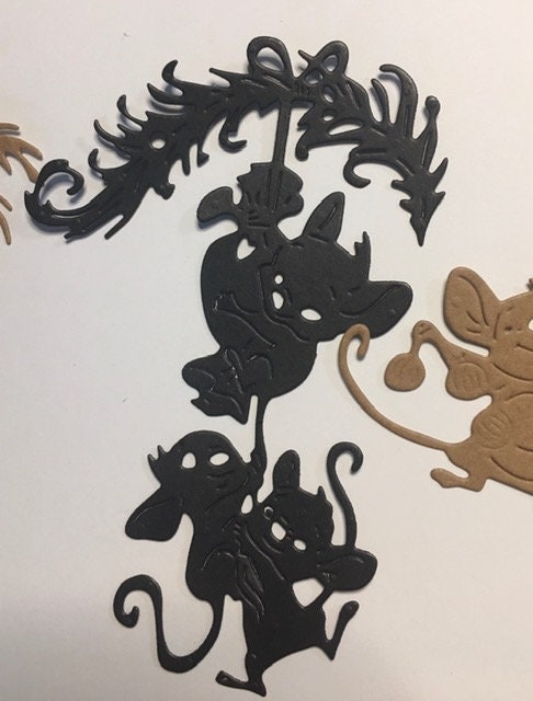 21 Christmas Mouse Die Cut, Mice Die Cuts, Christmas Mice. Paper Mouse ...