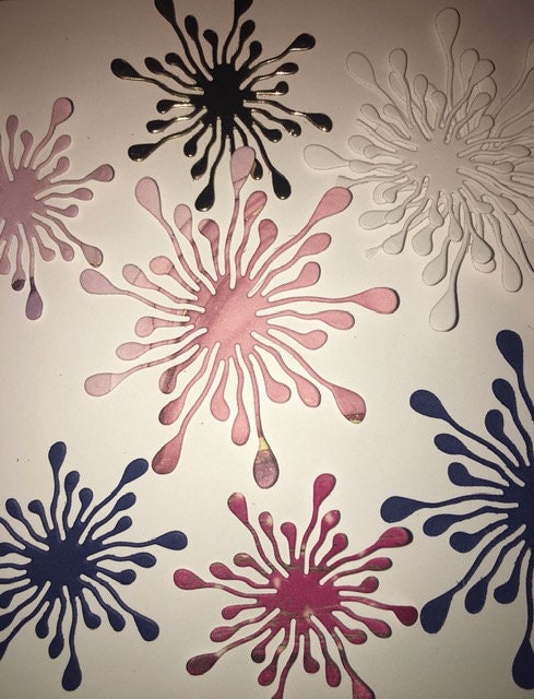 30 Fireworks Die Cuts, Independence Day, 4th of July Die Cuts, Paper ...