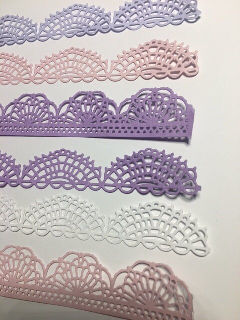 20 Die Cut Lace. Paper Lace Cuts, Die Cut Lace, Lace, Card Lace, Lace ...