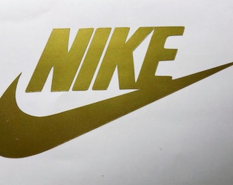 Gold nike swoosh | Etsy