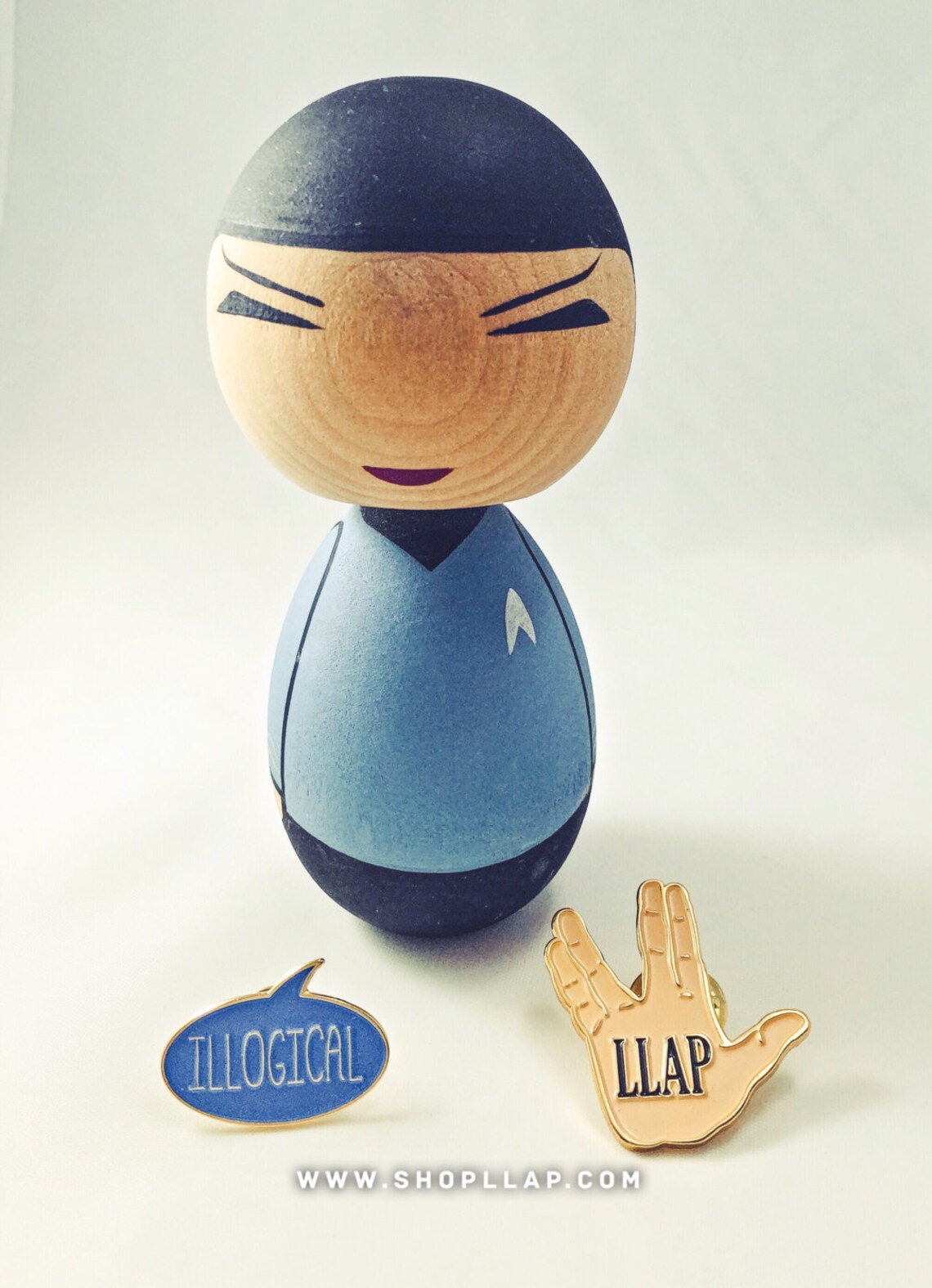 LLAP live Long and Prosper Star Trek Enamel Lapel Pin With | Etsy