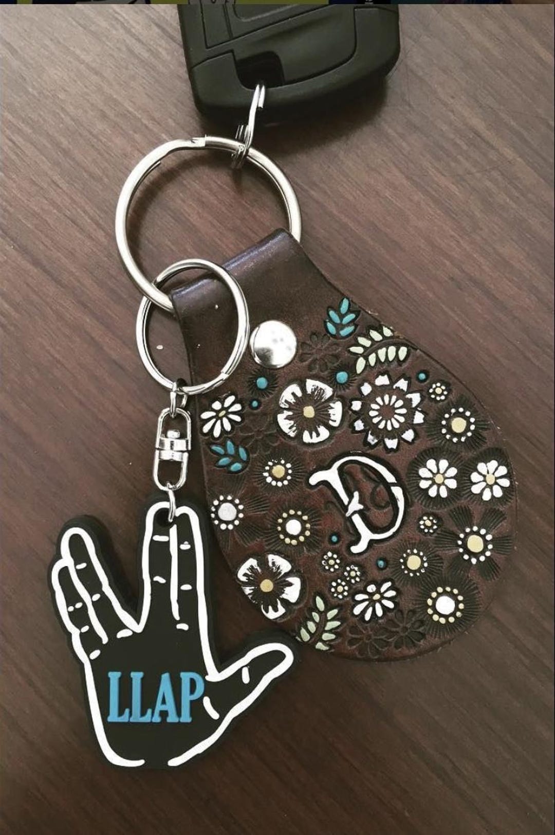 LLAP Vulcan Salute Keychain - Etsy