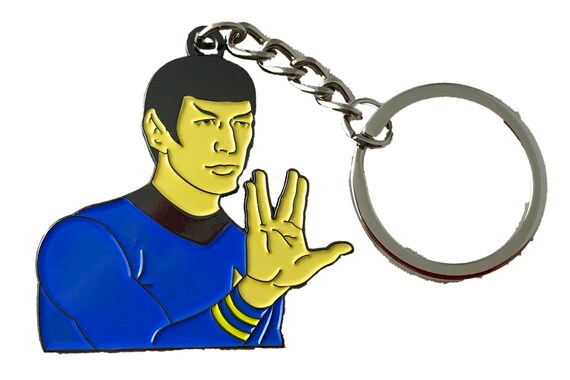 Mr. Spock ST the Animated Series Inspired Enamel Keychain - Etsy