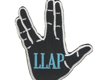 LLAP live Long and Prosper Star Trek Enamel Lapel Pin With | Etsy