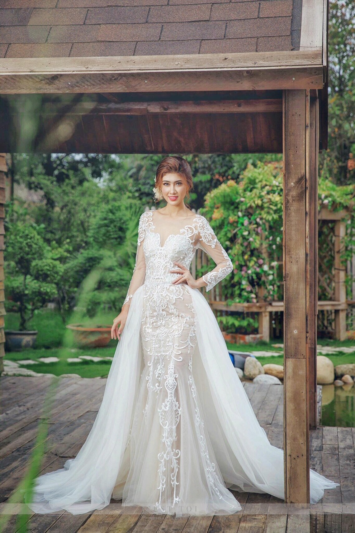 T05 Detachable Skirt Overlay Custom Bridal Overskirt Tulle - Etsy