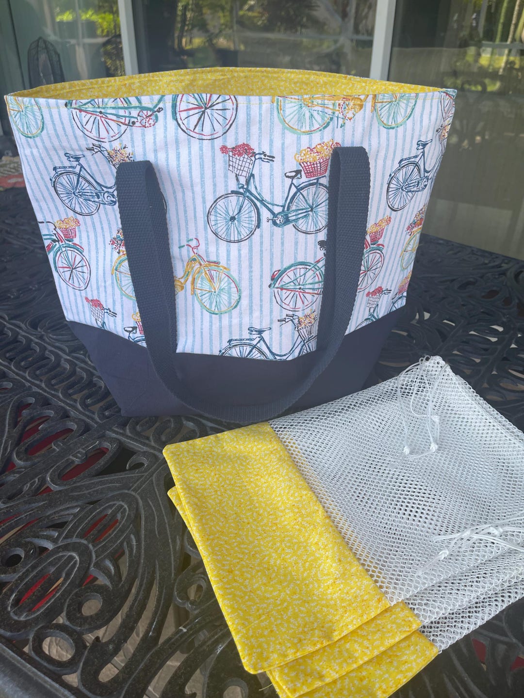 Farmers Market Bag & Produce Bag Set | Grocery Bag | Reusable ...