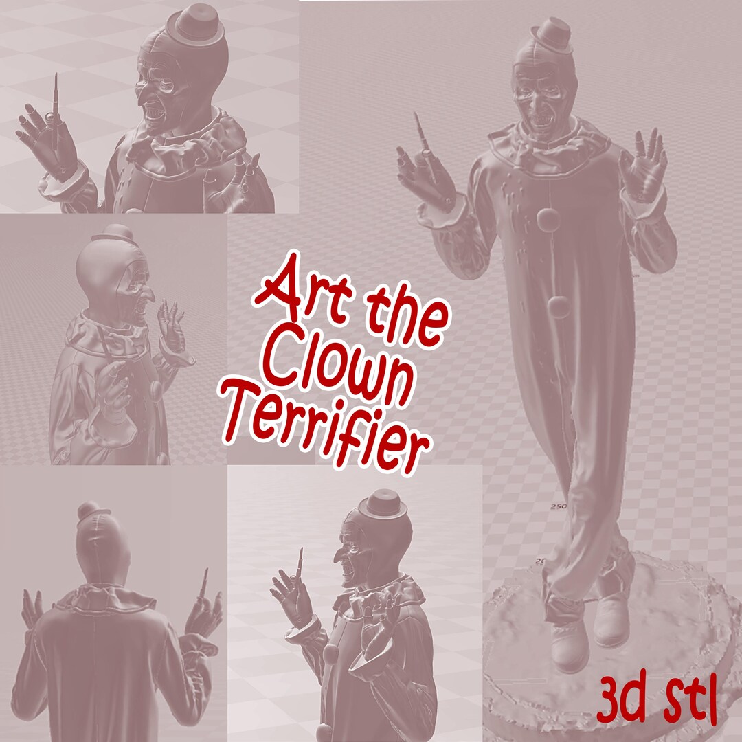 Terrifier Art the Clown Stl Printable - Etsy New Zealand