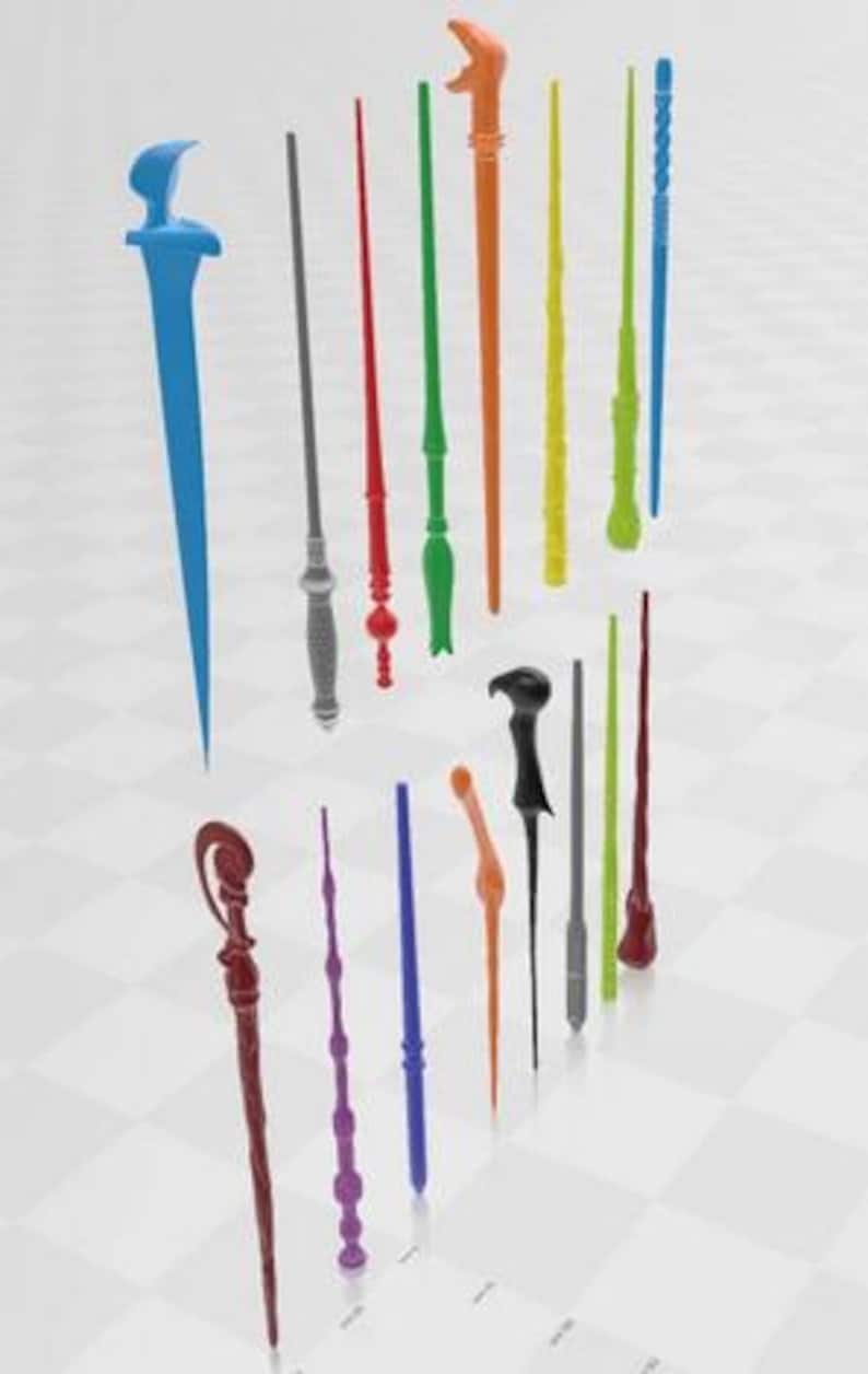 Over 50 Magic Wands HP - Pintable 3d - Etsy