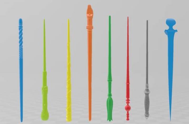 Over 50 Magic Wands HP - Pintable 3d - Etsy