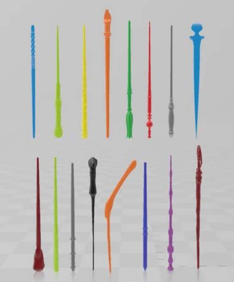 Over 50 Magic Wands HP - Pintable 3d - Etsy