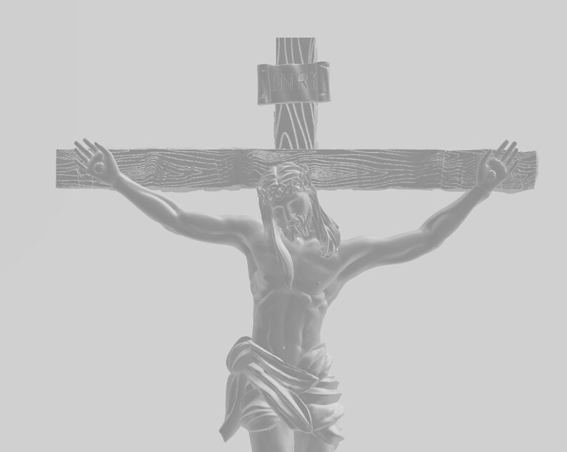 Christ on the Cross - Jesus - 3d Stl Printable - Etsy