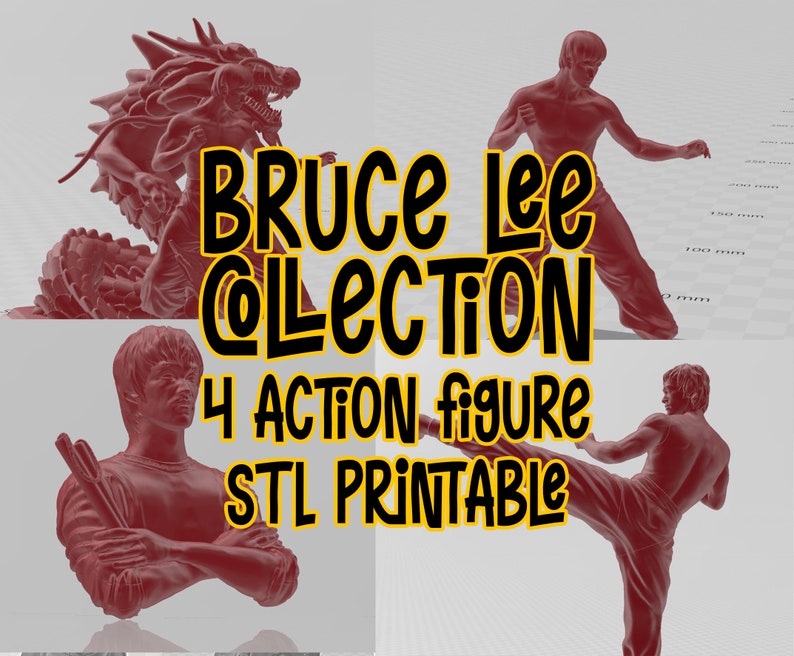 Bruce Lee Collection 4 Printable Stl - Etsy