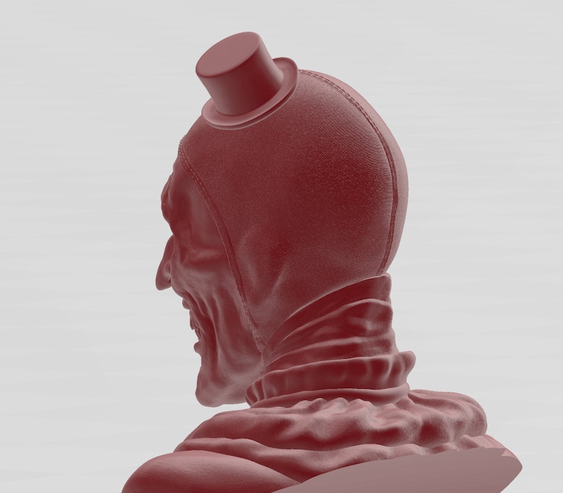 Terrifier Bust Art the Clown - Stl Printable - Etsy