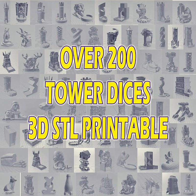 Board Game Dice Tower Stl - Etsy