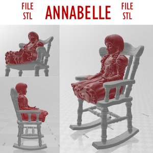 Annabelle Chair - Stl Printable - Etsy
