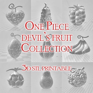 9 One Piece Devil Fruit Collection - Etsy