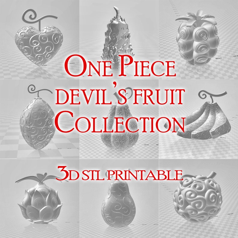 9 One Piece Devil Fruit Collection - Etsy