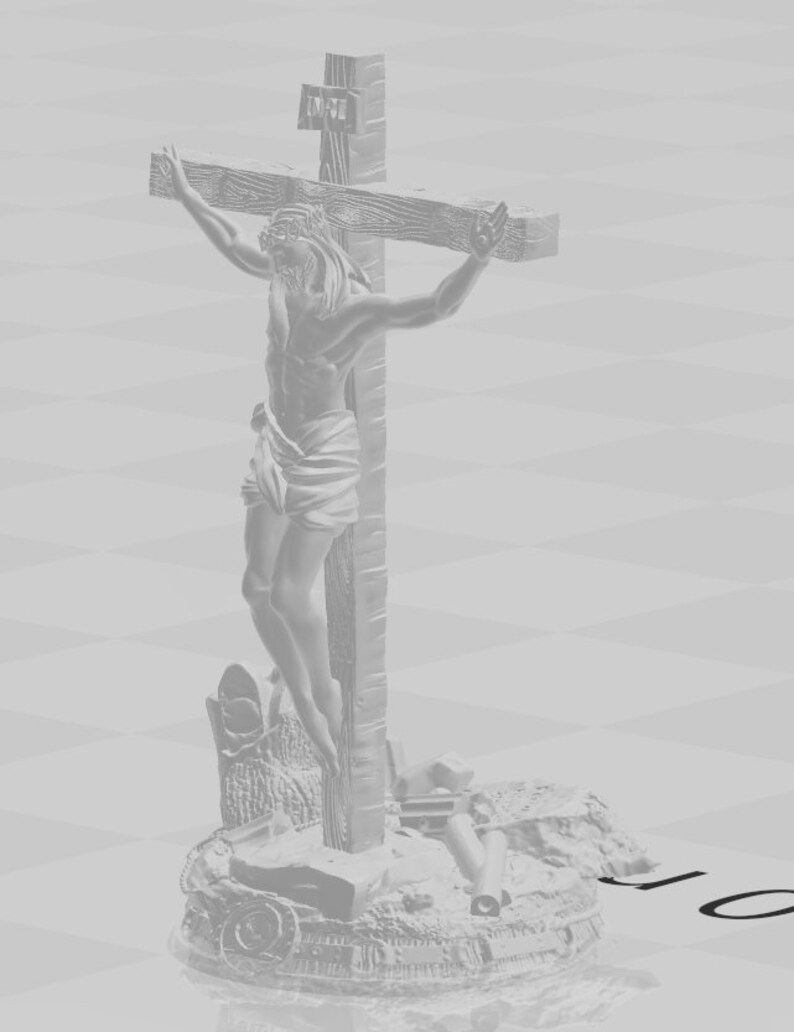 Christ on the Cross - Jesus - 3d Stl Printable - Etsy