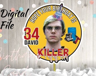 Dahmer Cake Topper - Etsy