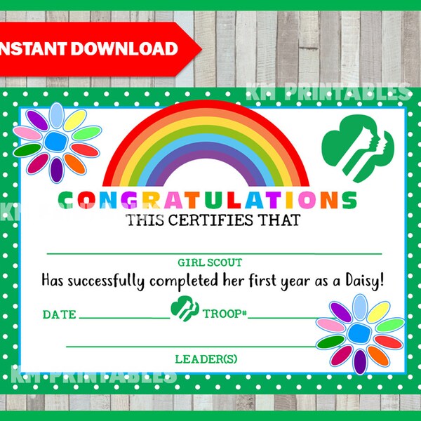 Girl Scout Daisy - Etsy