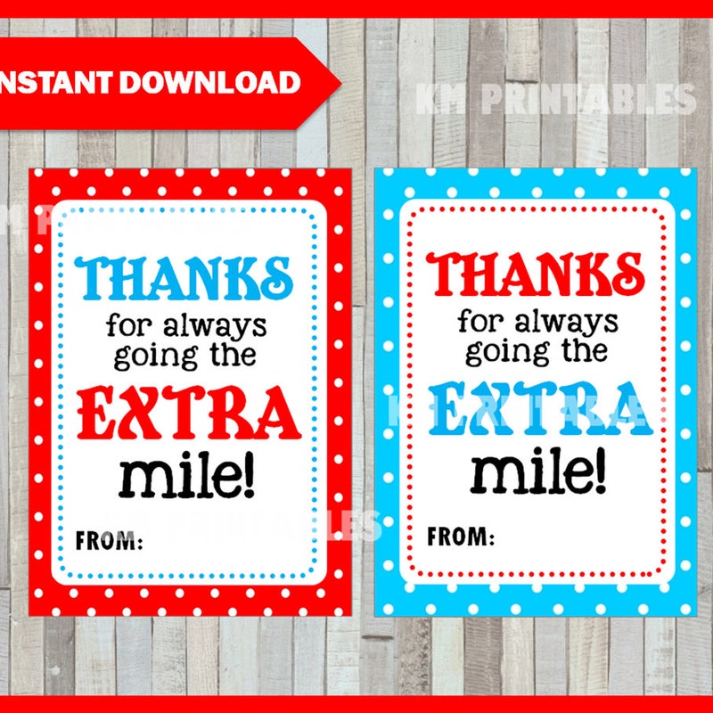 Go the Extra Mile - Etsy