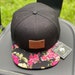 Hat Snapback Floral - Etsy