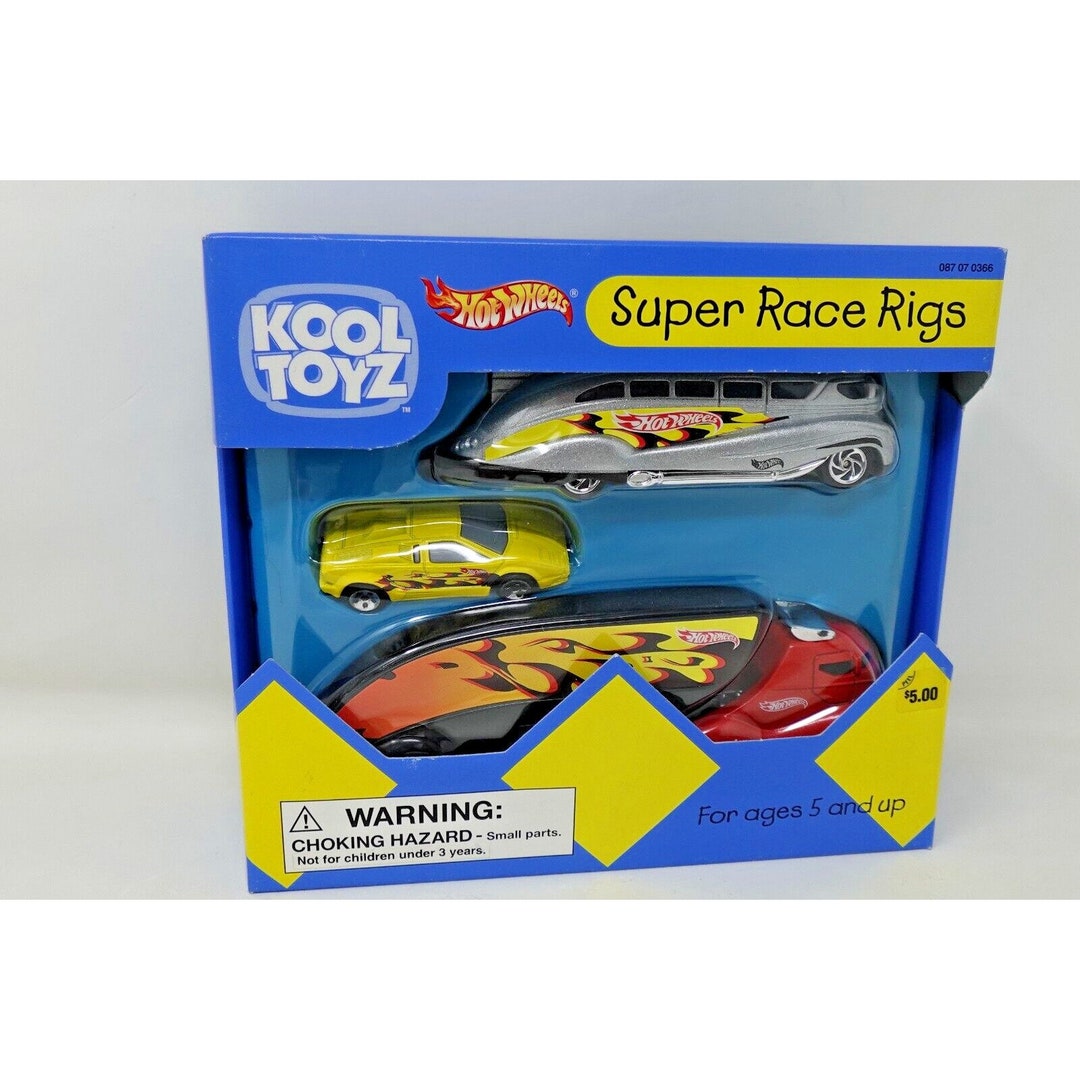 Vintage 2001 Hot Wheels Kool Toyz Super Race Rigs - Sealed Box ...