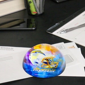 Los Angeles Chargers Team Pride Dome Paper Weight - Etsy