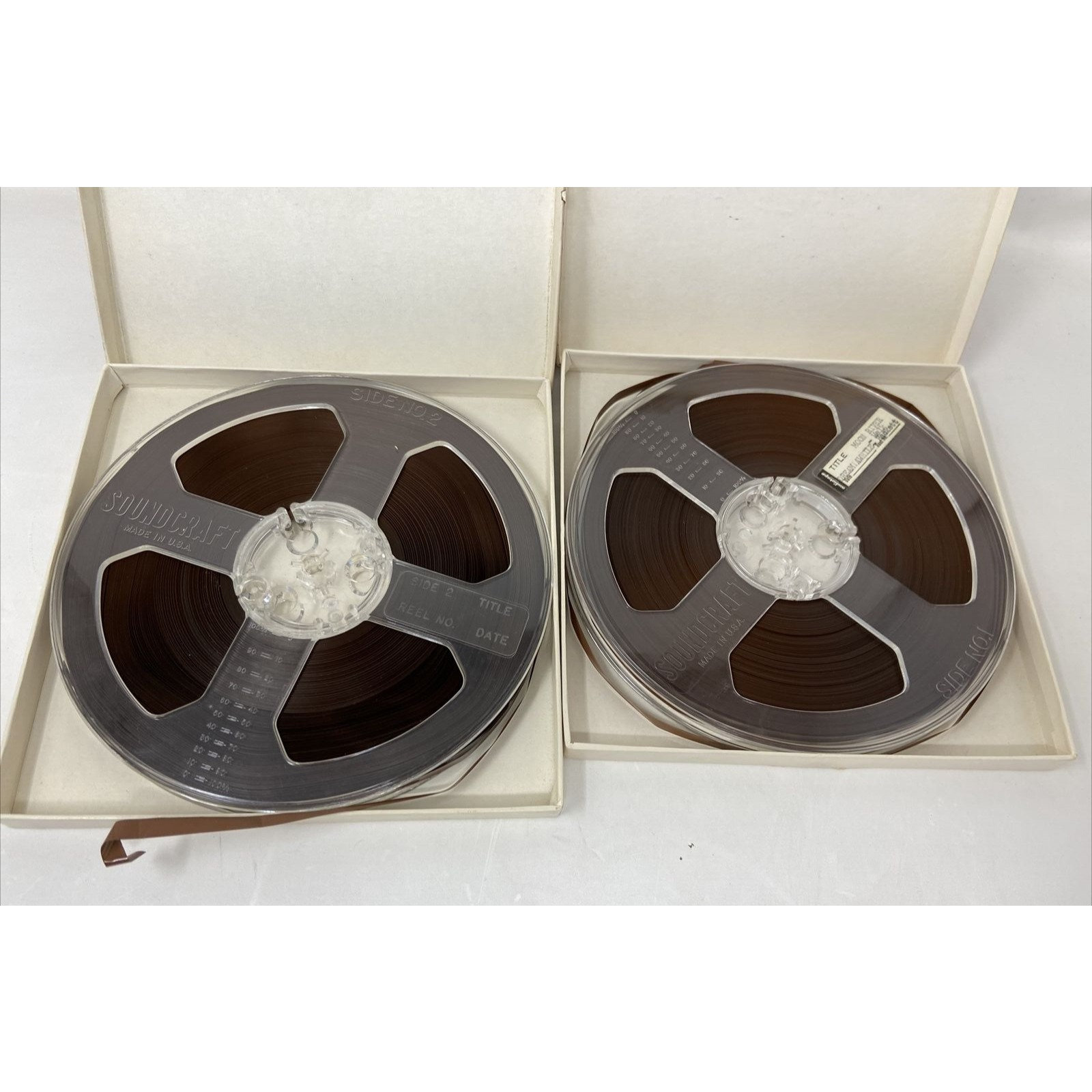 Soundcraft Magnetic Tape Reel to Reel 1200FT Recorded - Etsy