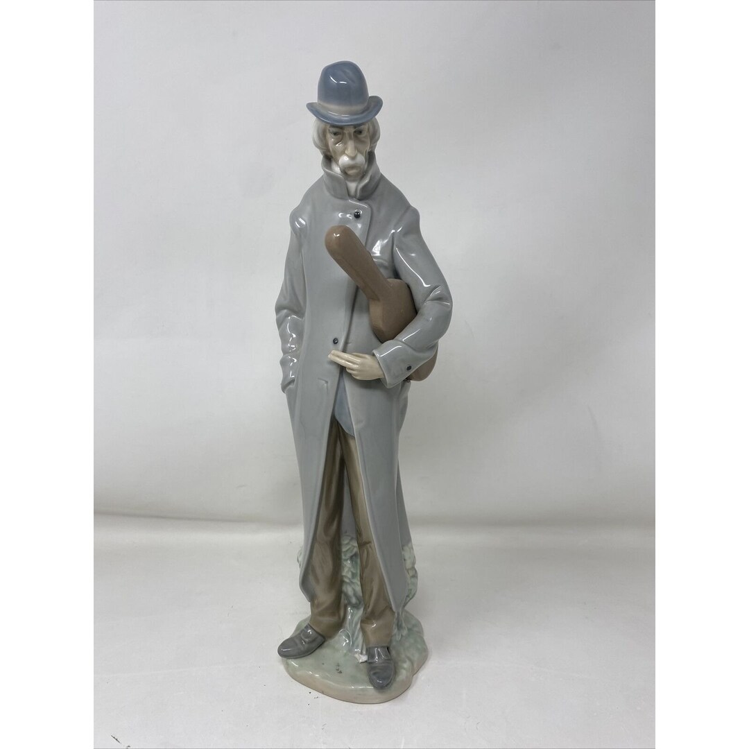 Lladro "old Man With Violin" Figurine #4622 - Mint - Etsy