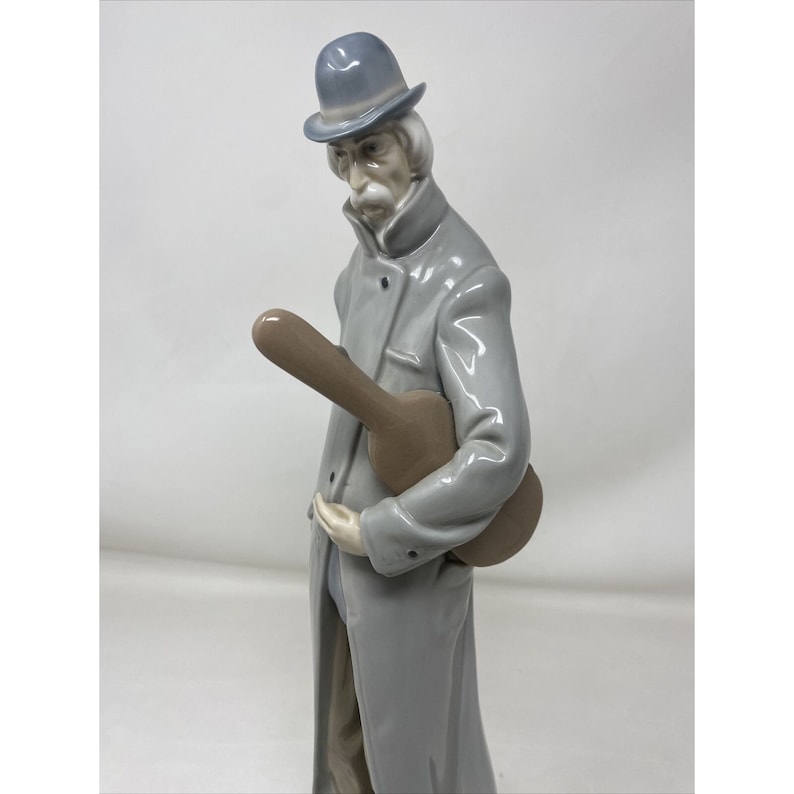 Lladro "old Man With Violin" Figurine #4622 - Mint - Etsy