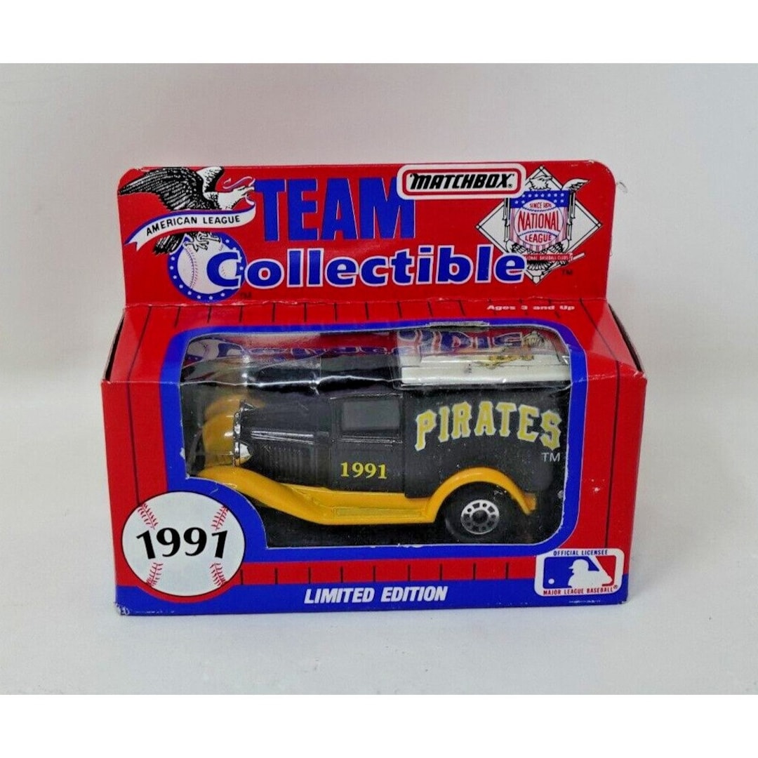 1991 Pittsburgh Pirates MLB Team Collectible Vintage Matchbox Diecast ...