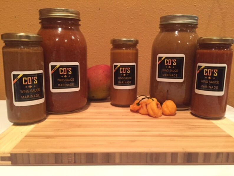 Co's Wing Sauce & Marinade Sampler Set of 3 (8 Oz Jars) - Etsy