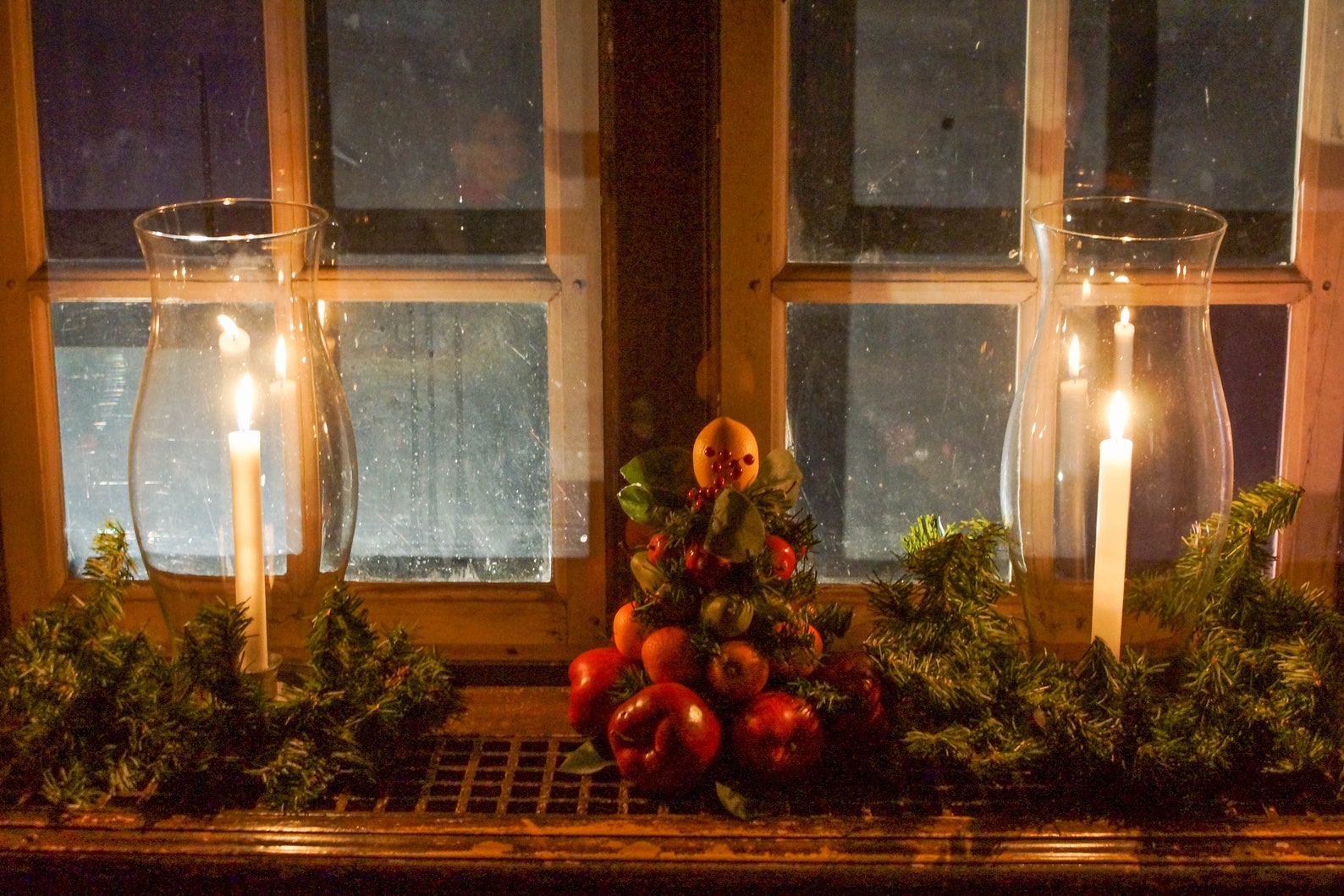 Christmas Candles in the Window - Etsy