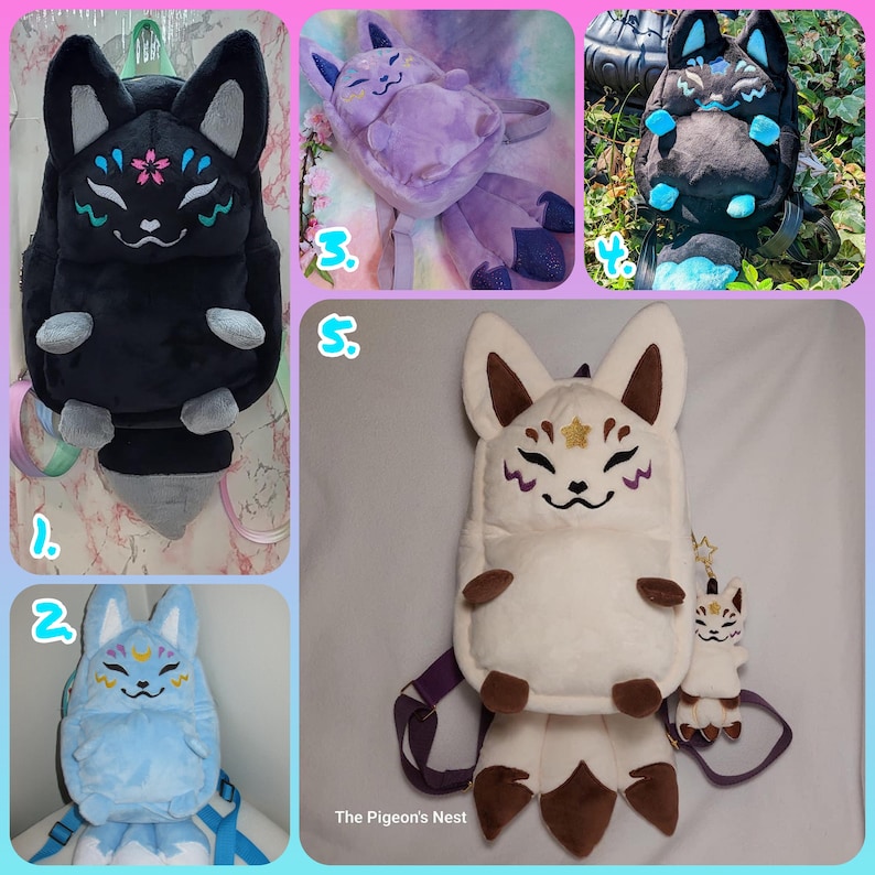 Kitsune Mini Backpack SEWING Pattern - Etsy