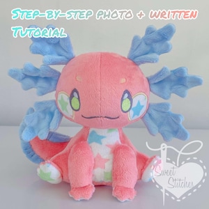 Kawaii Axolotl Sewing Pattern - Etsy