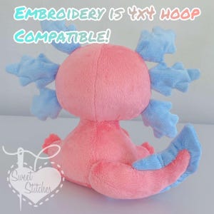 Kawaii Axolotl Sewing Pattern - Etsy