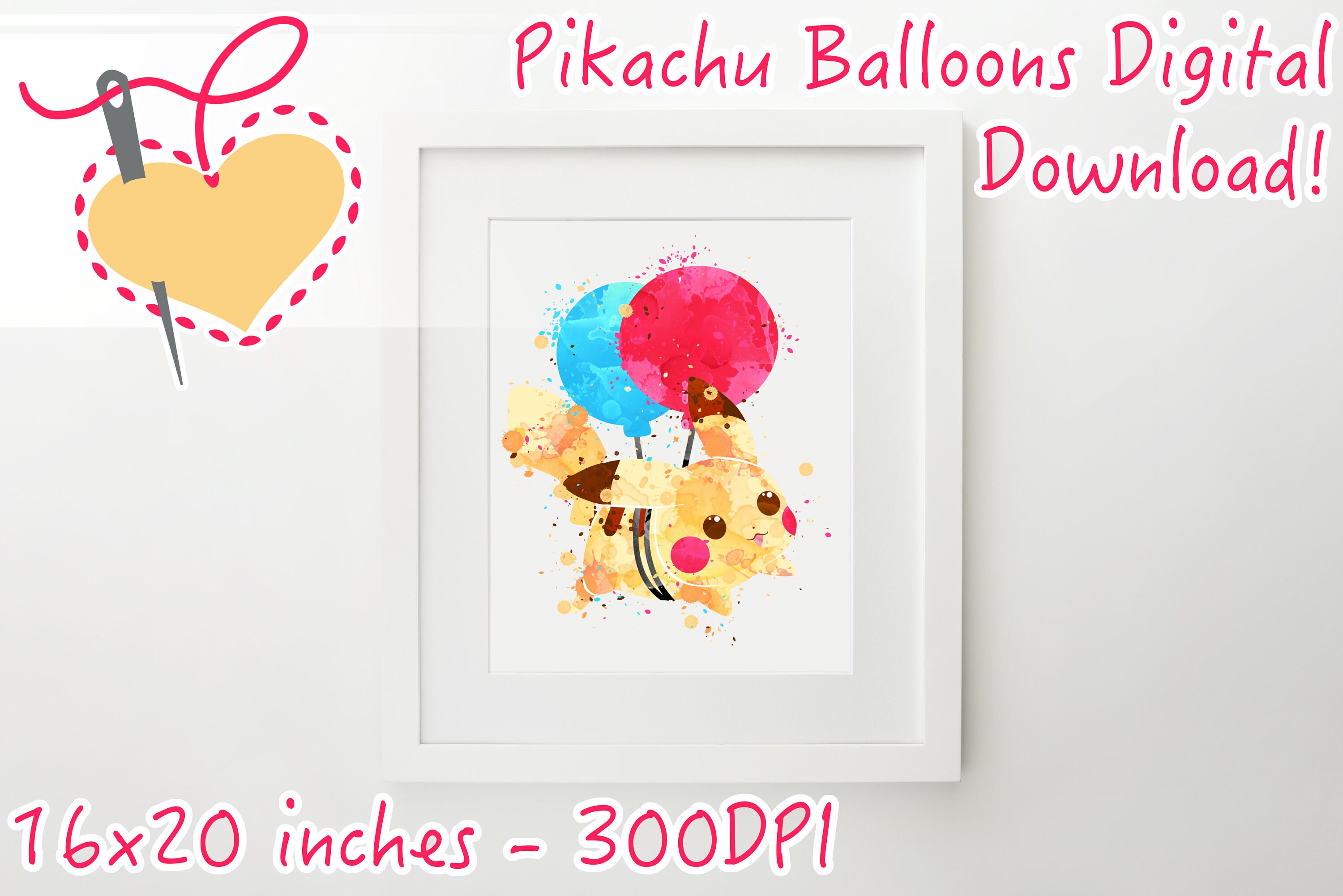 Pikachu Chibi Balloon