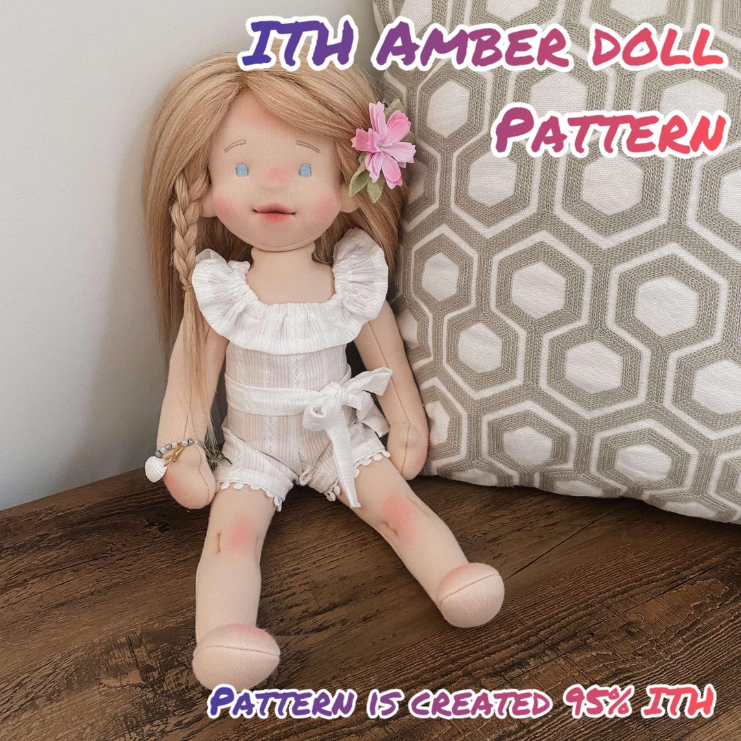 Amber Doll ITH Plush Embroidery Pattern - Etsy