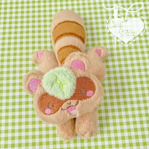 Tanuki ITH Bean Plush Pattern Embroidery Plush Pattern - Etsy