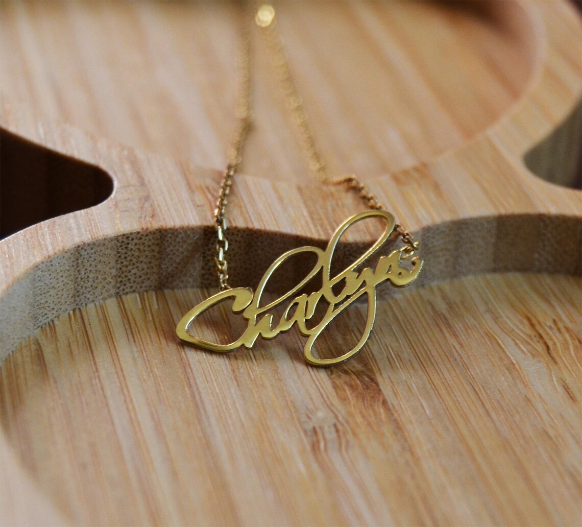 Name Necklace Personalized Name Necklace Custom Name | Etsy