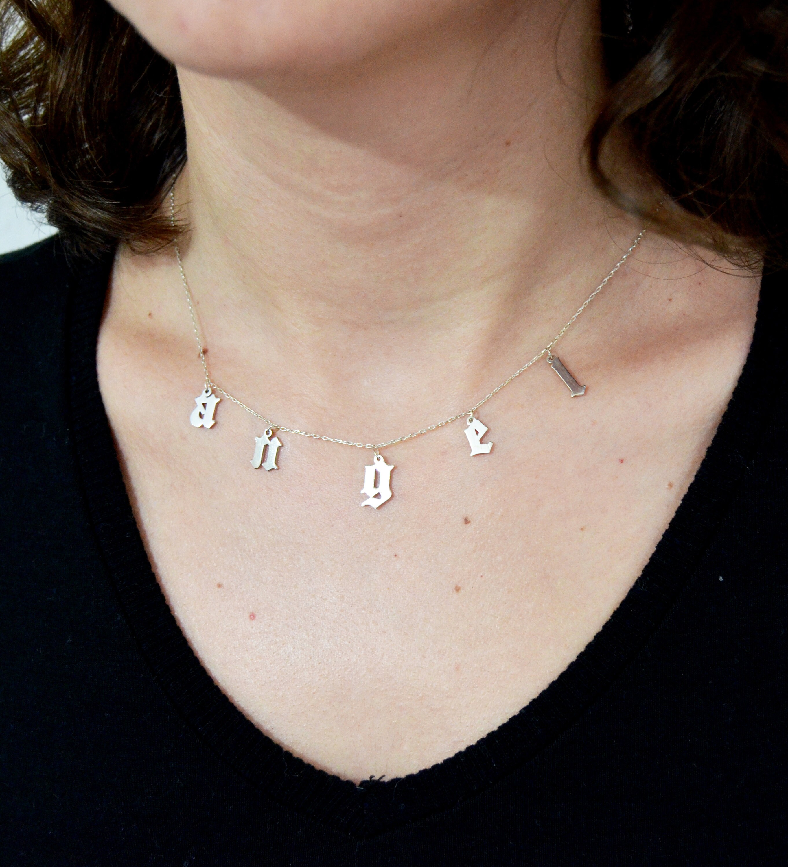 Gothic Choker Necklace, Personalized Choker Necklace, Gothic Necklace ...