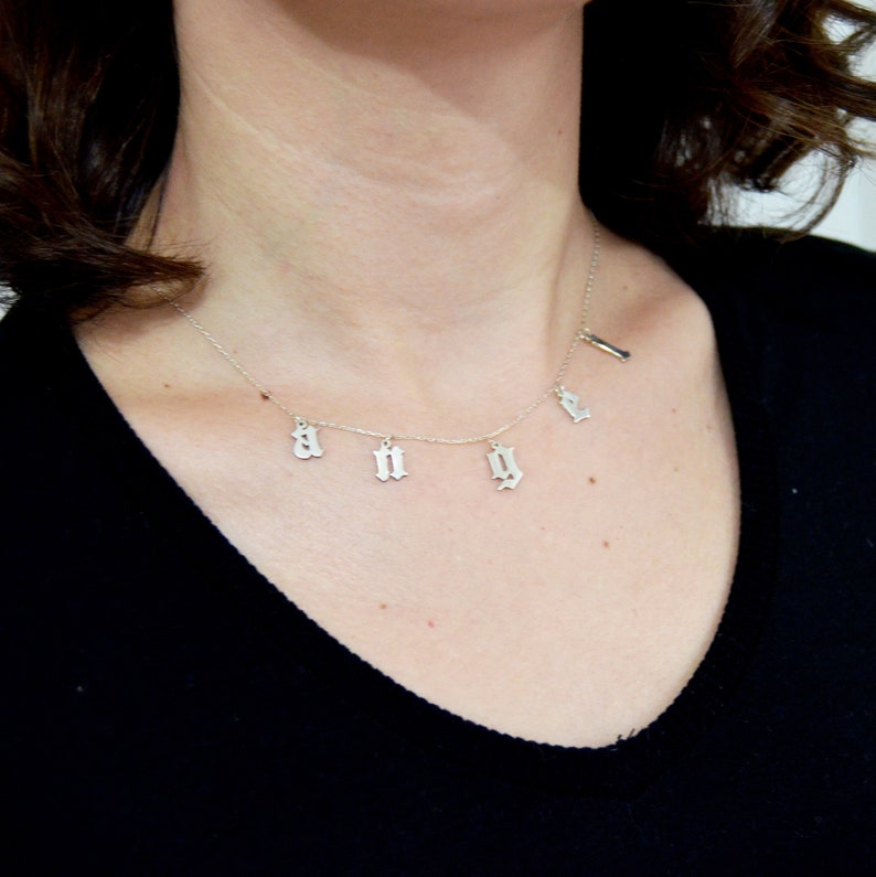 Gothic Choker Necklace, Personalized Choker Necklace, Gothic Necklace ...